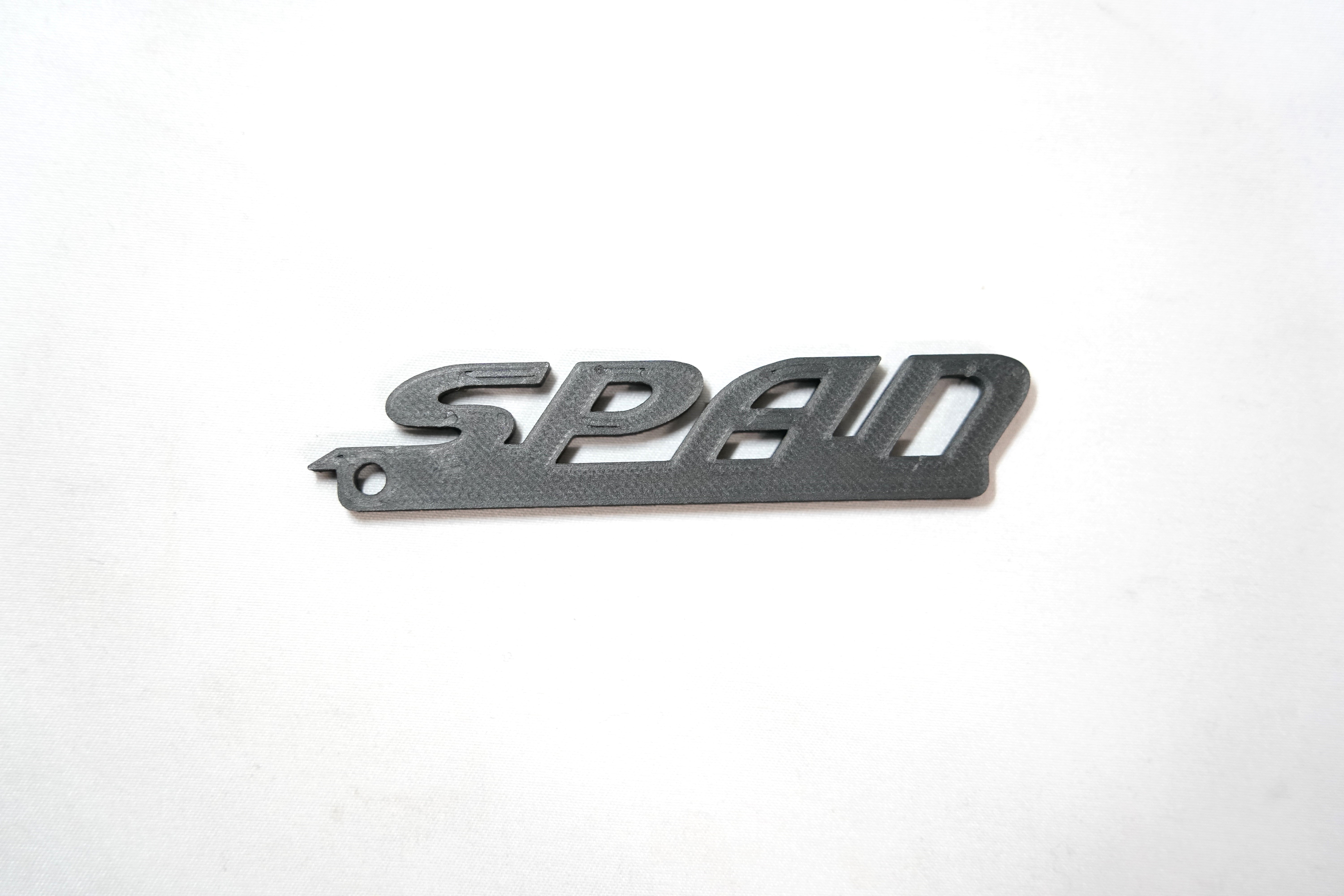 SPAN cut logo Keychain – SPAN Shop